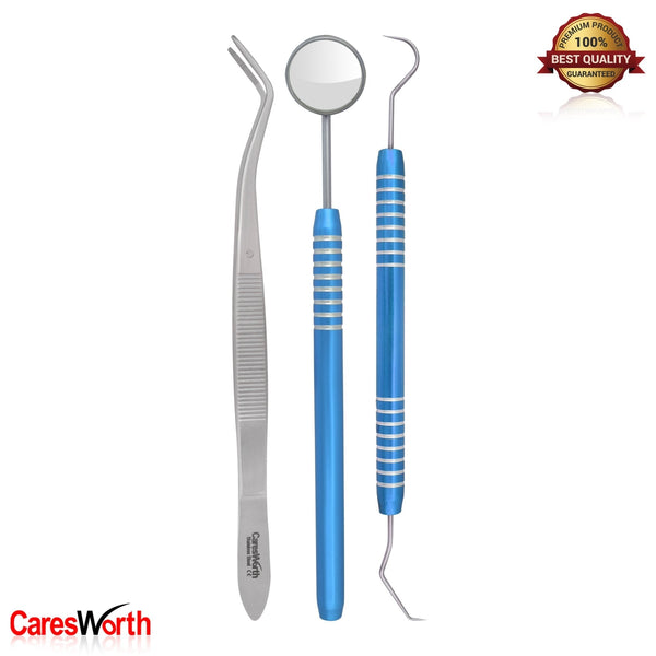 3 Pcs Dental Examination Kit (Purple & Silver) in Edmonton