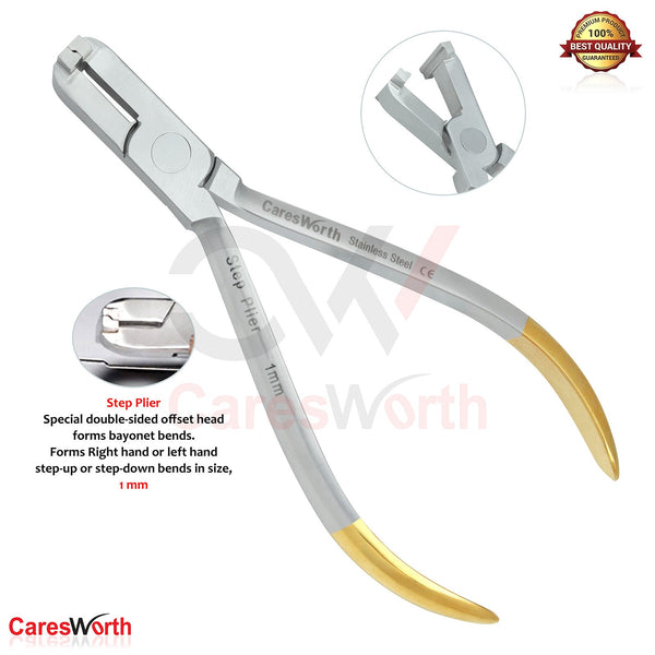 Dental Orthodontic Detailing Step Plier 1mm