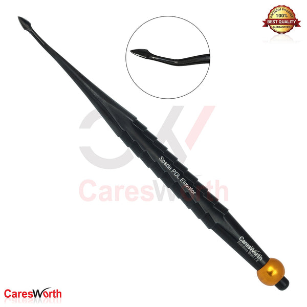 Dental PDL Spade Root Elevator Curved Offset for Distal 3.5mm, Syndesm