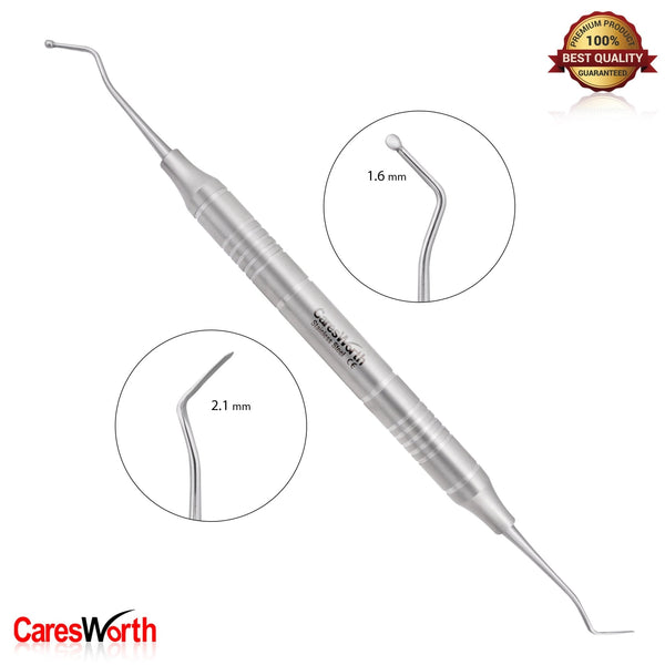 Amalgam Carvers Fig # 1, Ball Burnisher 1.6mm Dental Filling Instrument ...
