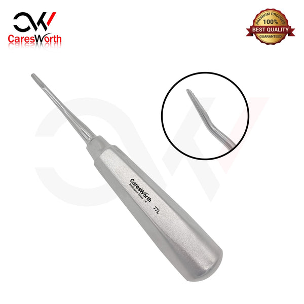 Get Dental Root Elevator 77L Up Serrated – Smooth Extractions