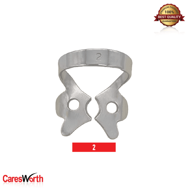 Rubber Dam Clamp #2 Used for Upper and Lower Premolars