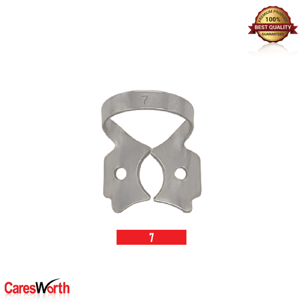 Rubber Dam Clamp #7 Used for Lower Molars
