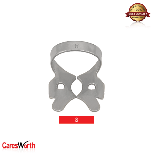 Rubber Dam Clamp #8 for (Upper) Third Molars (Wisdom Teeth)