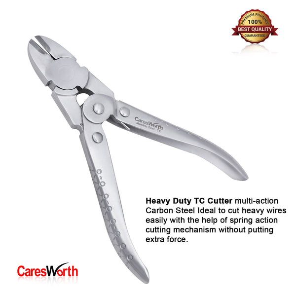 Heavy Duty Orthodontic TC Hard Wire Cutter Dental Surgical Spring Acti